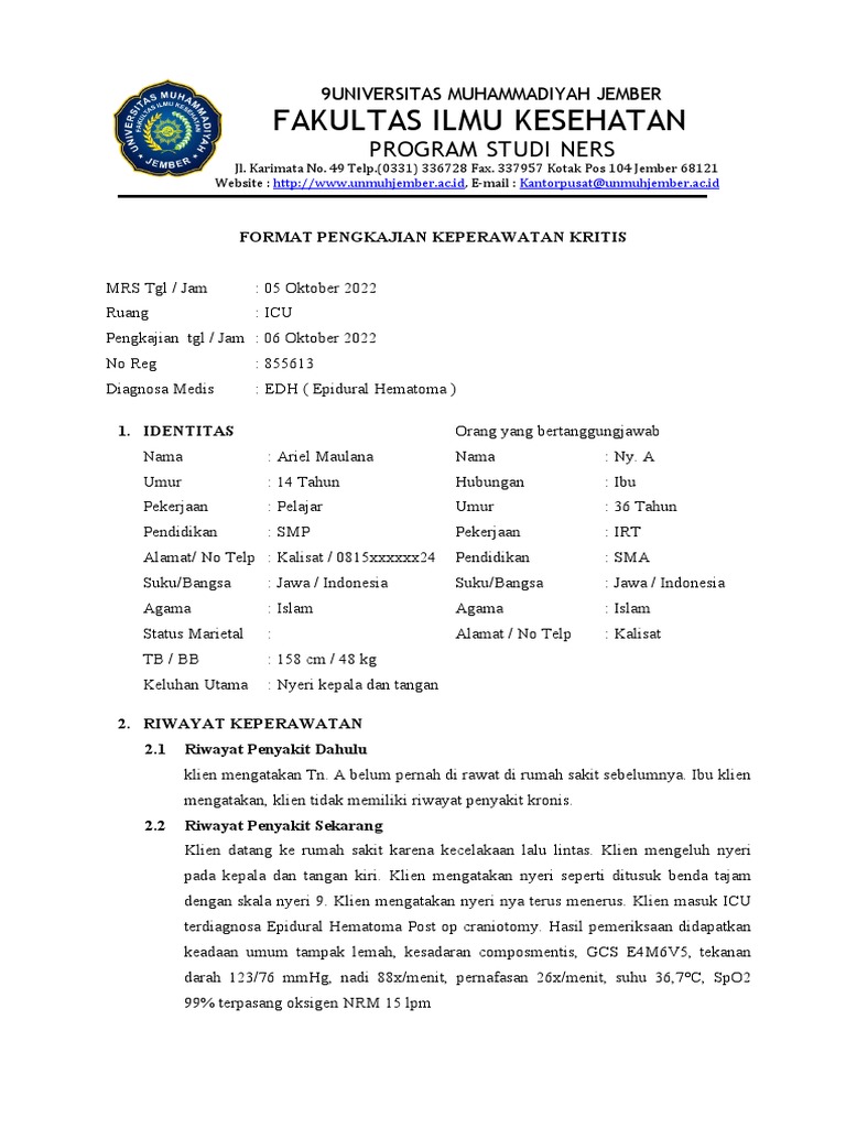 Askep Edh | PDF