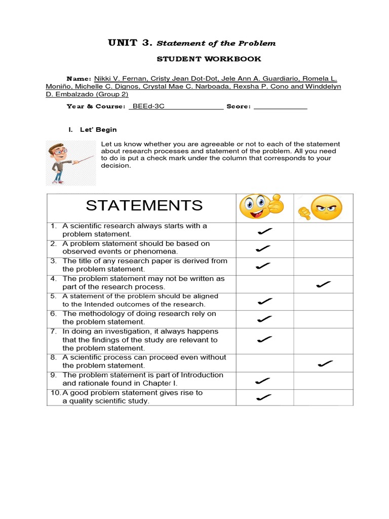WORKSHEET 3 - RESEARCH WORKBOOK GROUP 2 BEEd 3C | PDF | Science Education | Teachers
