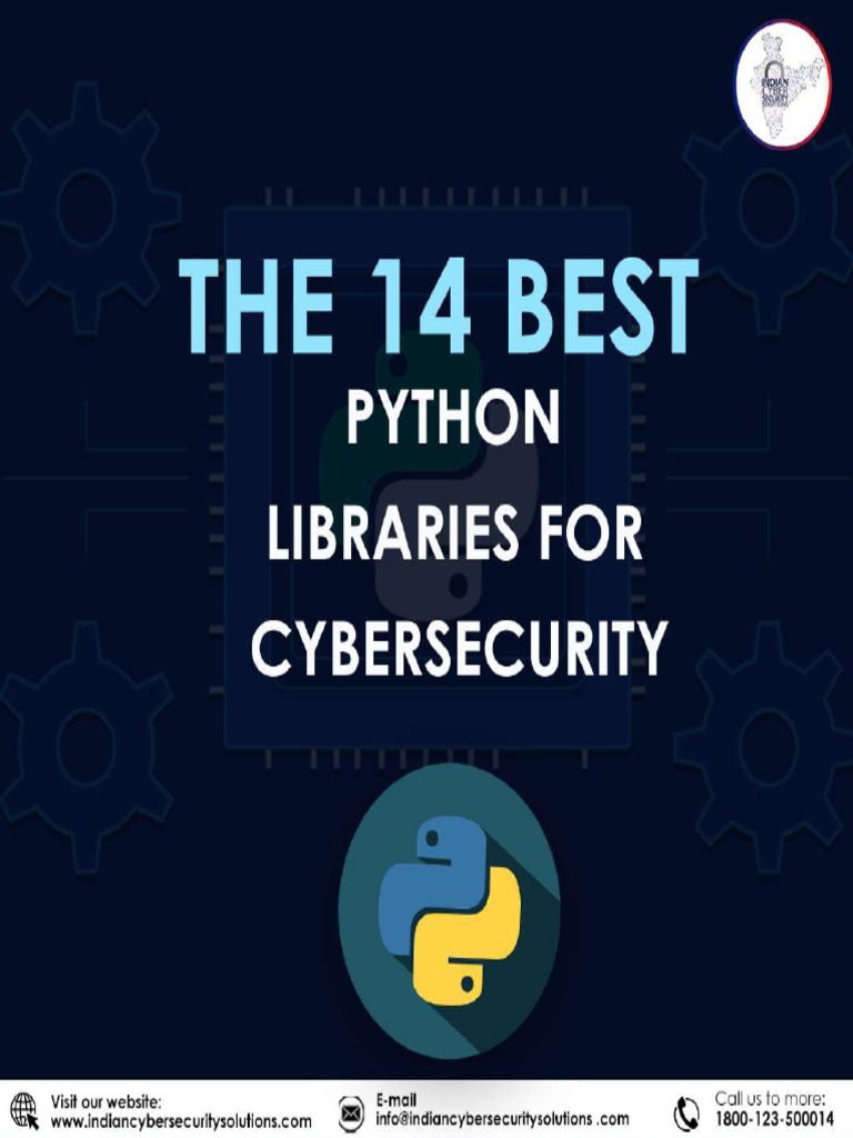 Python Libraries For Cybersecurity | PDF