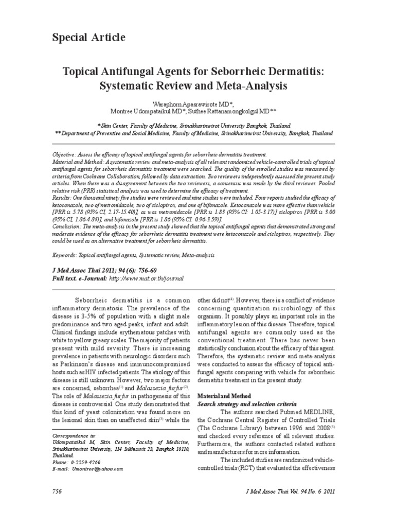 Jurnal Resus 2 Dermatitis Seboroik | PDF | Randomized Controlled Trial ...