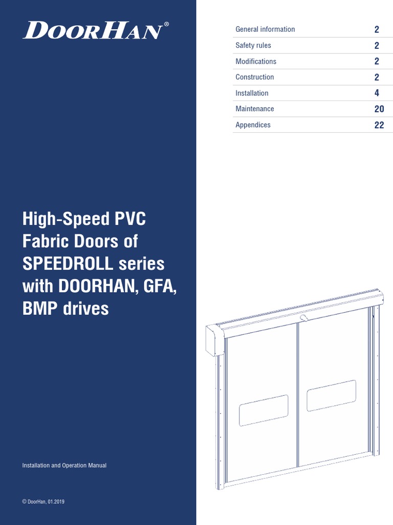 HSD Doorhan | PDF | Screw | Door