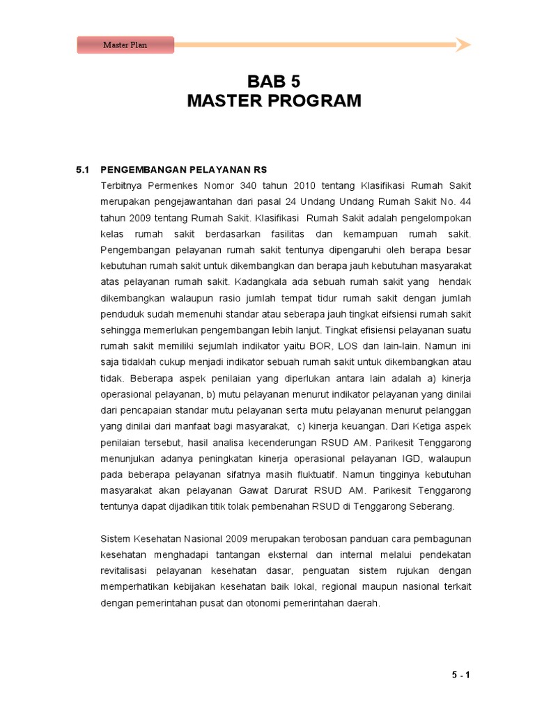 Bab 5 Master Program | PDF