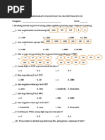 Math Quiz Bee Grade 3 | PDF