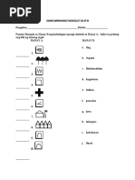 Pagsasanay Sa Civics 3 - Simbolo NG Mapa | PDF