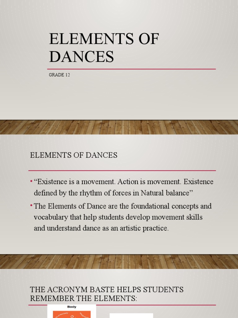 Elements of Dances | PDF | Dances | Time