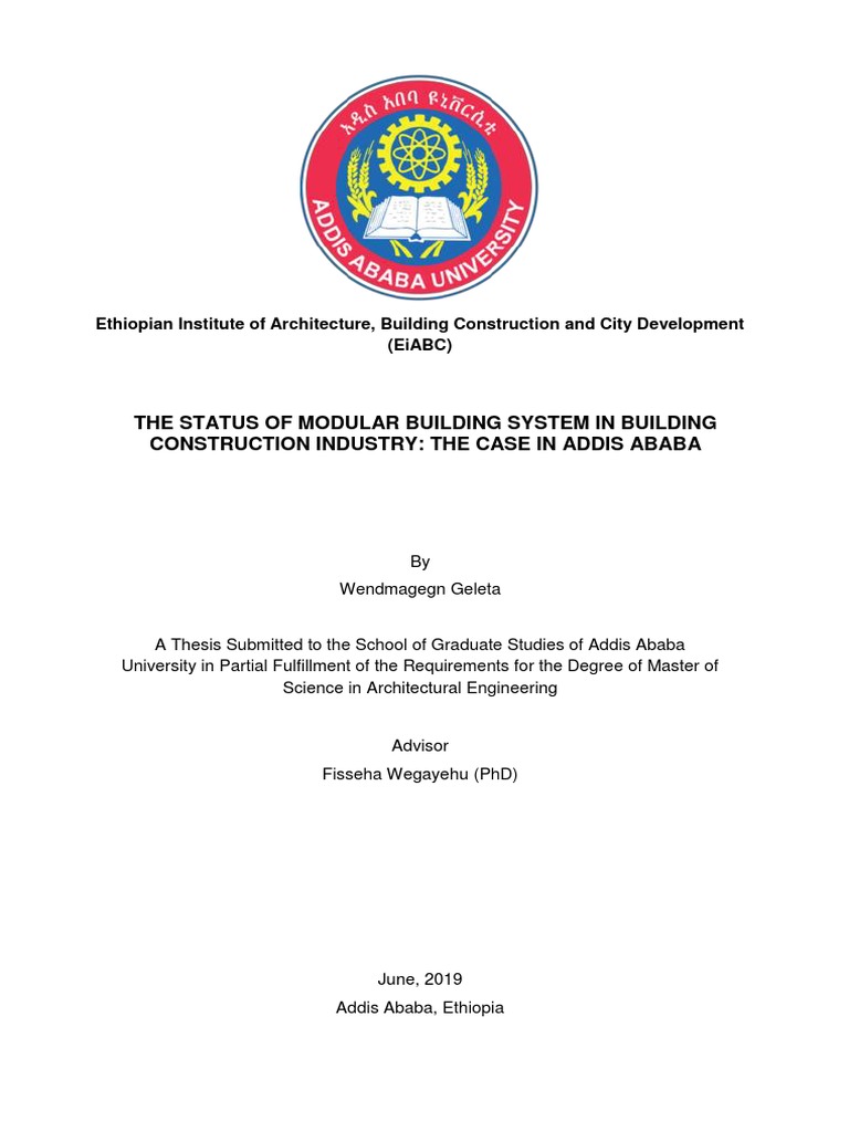 The Status of Modular Building Systems in Building Construction ... The Status of Modular Building Systems in Building Construction ...