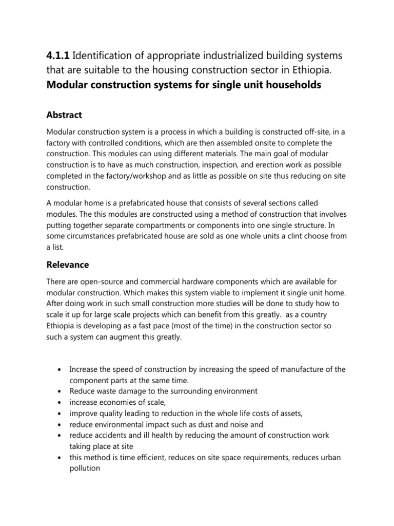 Modular Homes | PDF | Economies | Economic Sectors