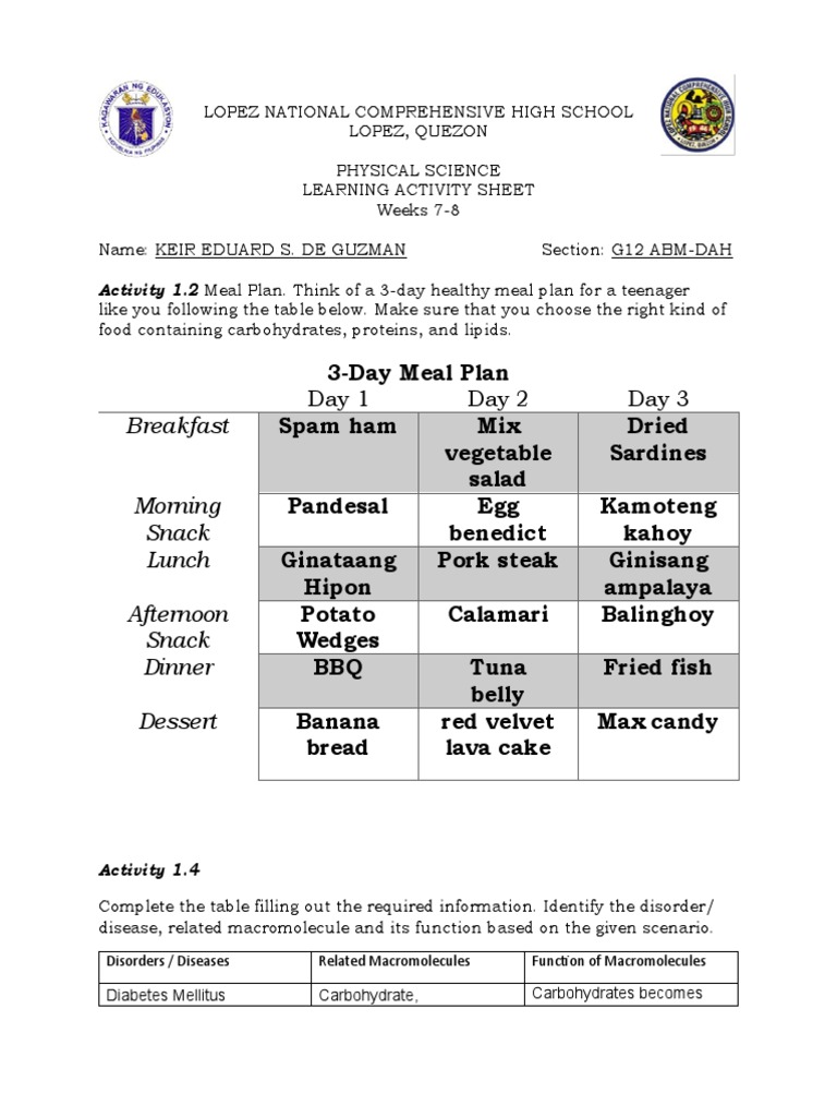 Phy-Sci Week 7-8 (Finish) | PDF | Biomolecules | Nucleic Acids