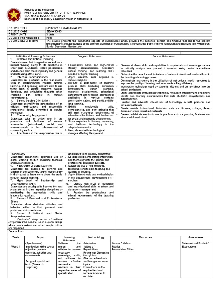 History Of Mathematics Pdf Mathematics Teaching Method
