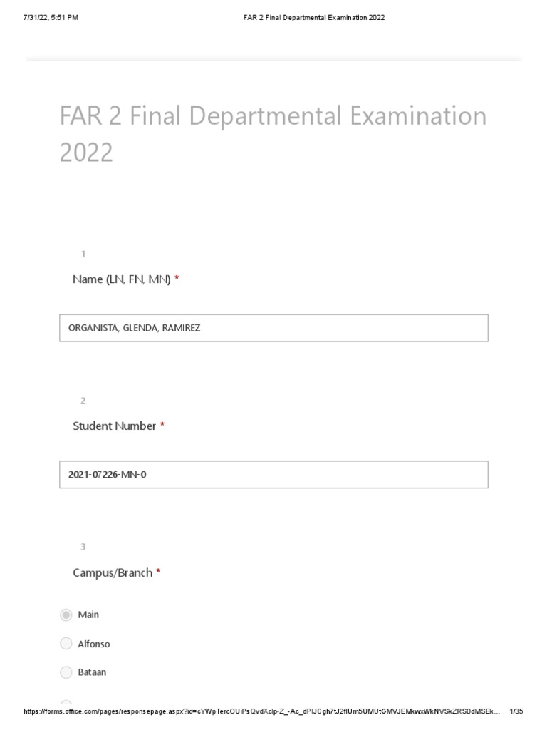 FAR 2 Final Departmental Examination 2022 | PDF | Dividend | Preferred ...