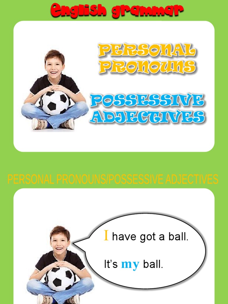 Possessive Adjectives PPT Flashcards Fun Activities Games 42226 | PDF ...
