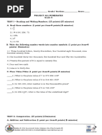 Grade 6 Numeracy Test | PDF | Science | Mathematics
