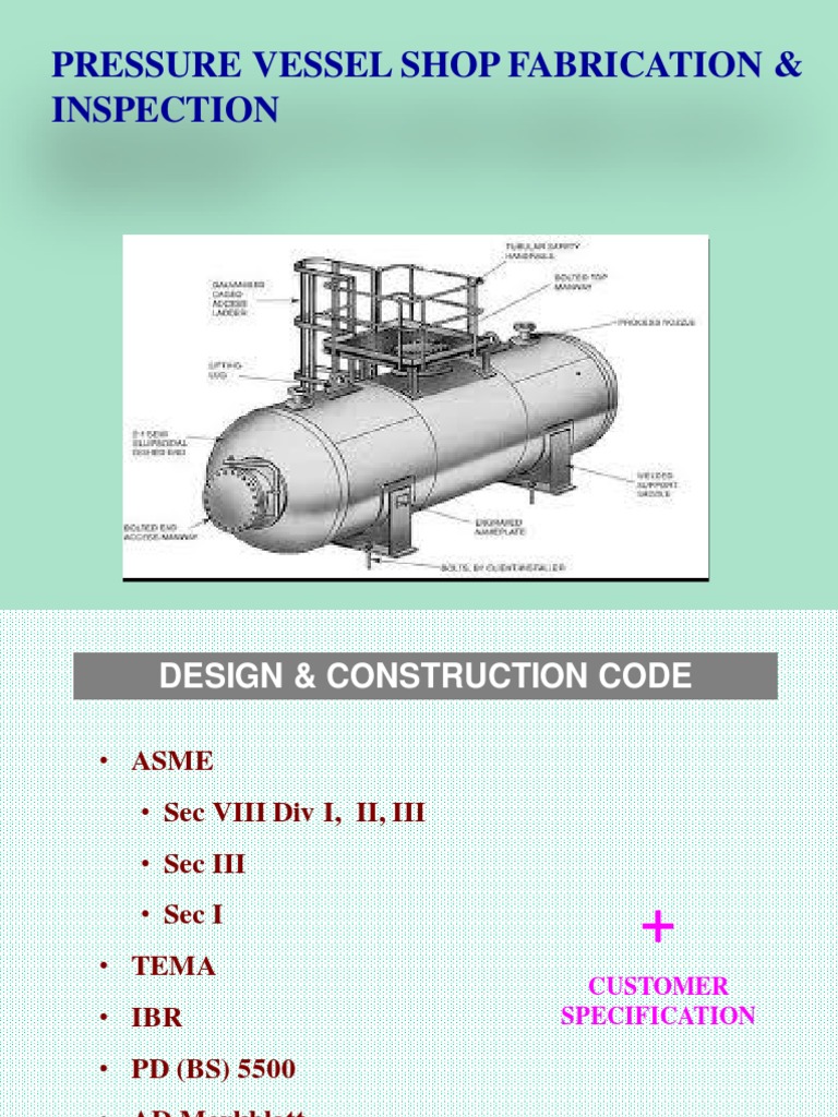 Pressure Vessel Shop Fabrication & Inspection | PDF | Pump | Building ...