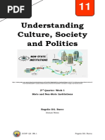 Ucsp q2 Module 7 Forms and Functions of State and Non State ...