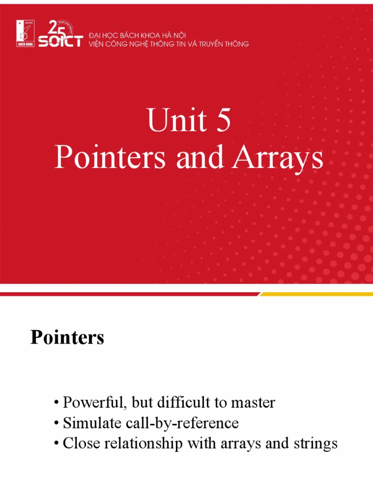 Unit2 5 Pdf Array Data Structure Pointer Computer Programming 0365