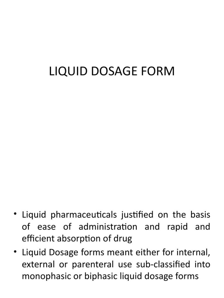 Liquid Dosage Form | PDF | Sugar Substitute | Solubility