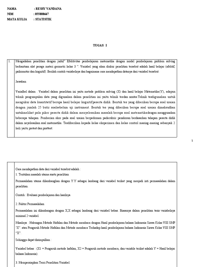 Tugas 1 - Ressy Vandana | PDF