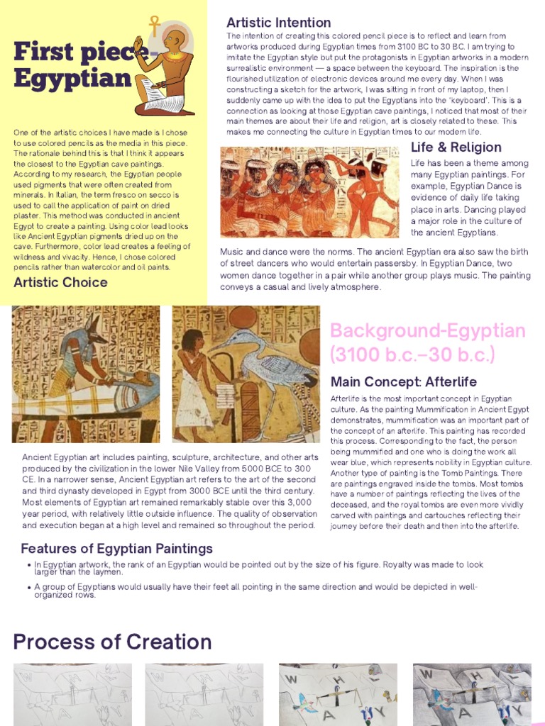 Egyptian and Stone Age Art Analysis | PDF | Paintings | Ancient Egypt
