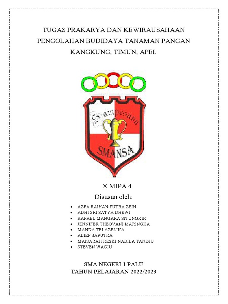 Pengolahan Budidaya Tanaman Pangan Kangkung, Timun, Apel | PDF