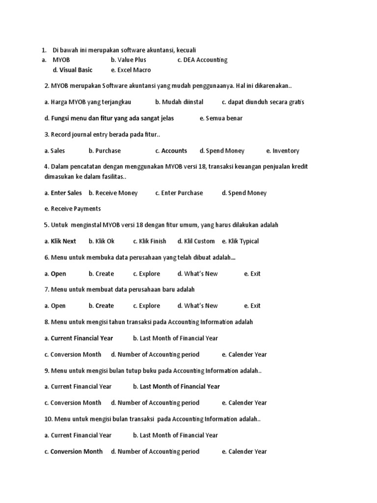 Latihan Soal Mandiri Komp. Ak | PDF
