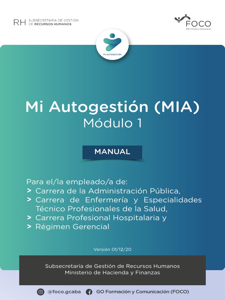 Manual 1 - Lic. Médicas - CAP.CEETPS.CPH.RG v01.12.20 | PDF ...