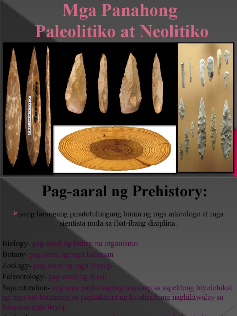 Mga Panahong Paleolitiko at Neolitiko | PDF