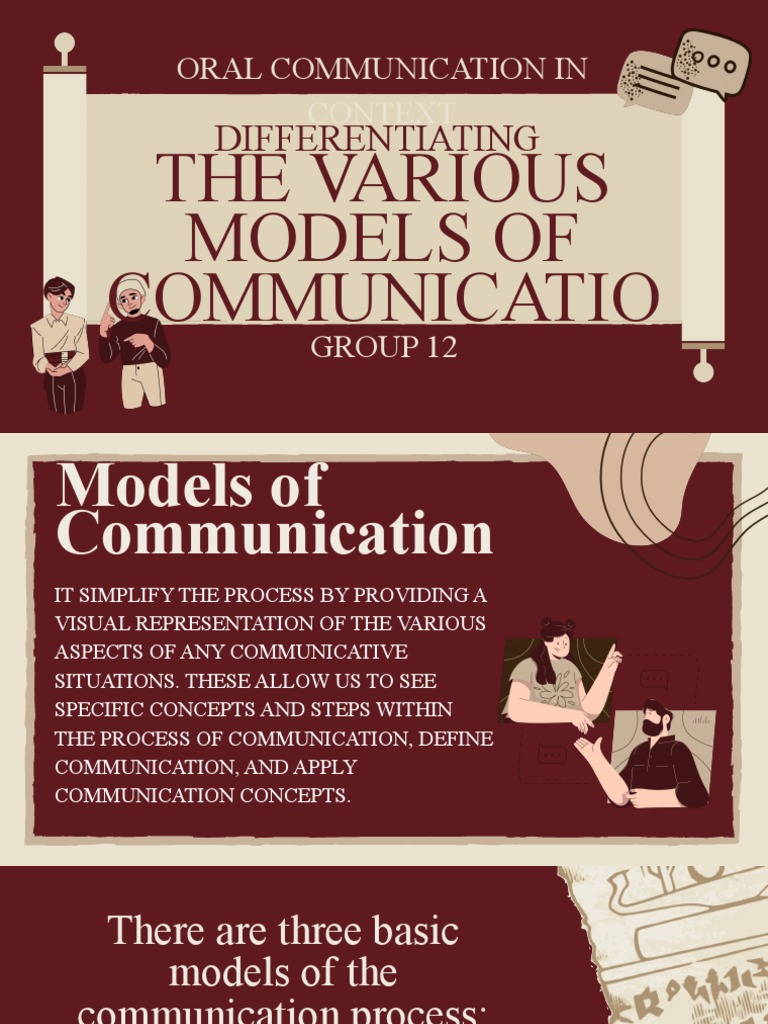 Differentiating The Various Models of Communication | PDF