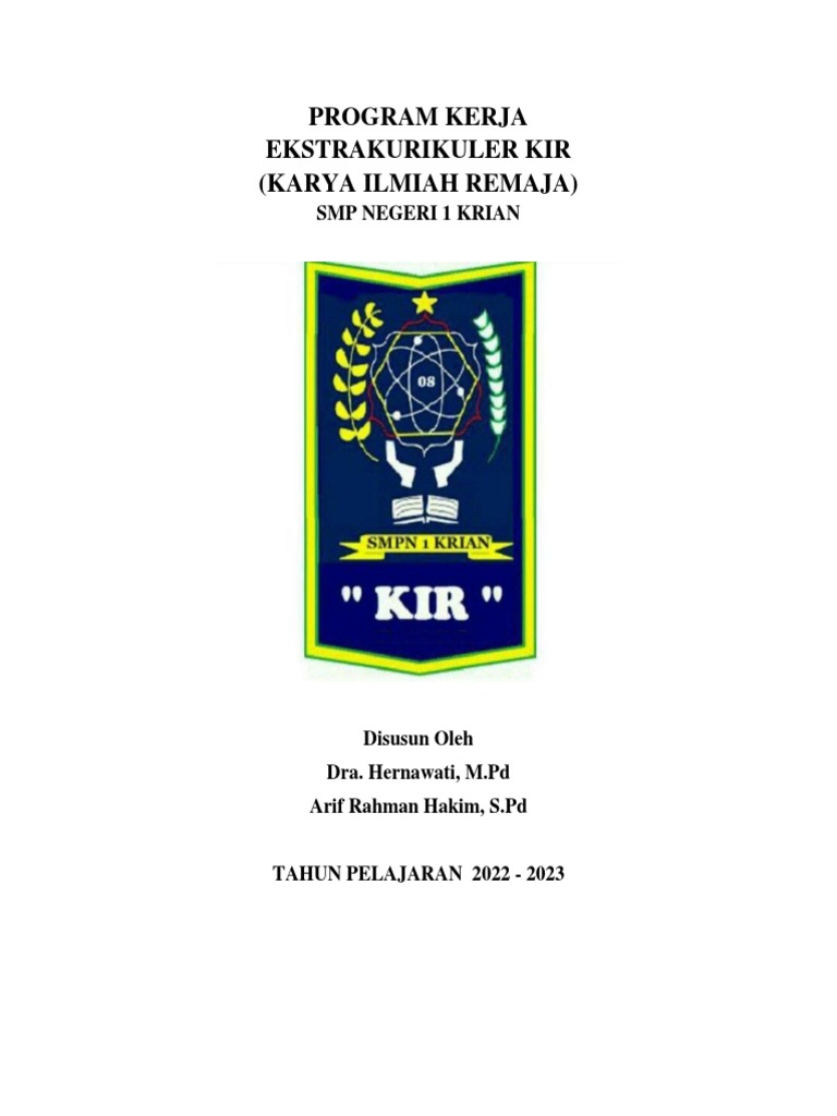Rev 2 KIR - PROGRAM KERJA | PDF