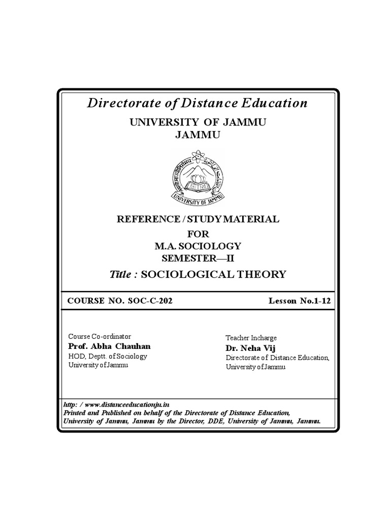 Functionalism and Theories All | PDF | Sociology | Émile Durkheim
