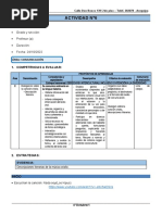 Sesion #01 Sesión #O1 Resolvemos Problemas Aditivos de Dos Etapas | PDF | Maestros | Reciclaje