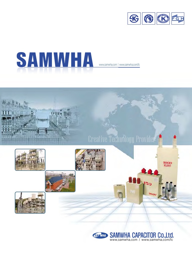 Samwha Power Capacitor Catalogue | PDF | Capacitor | Insulator ...