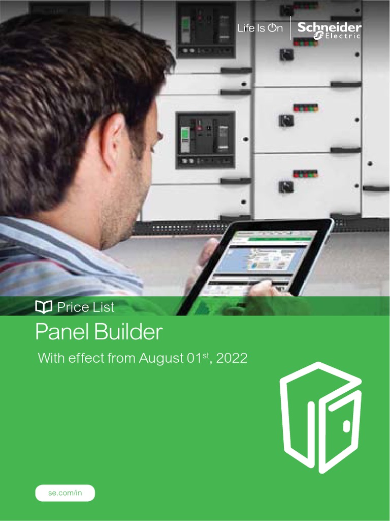 Panel Builder - Pricelist - W.E.F. 1st Aug V1 2022 | PDF | Electric ...