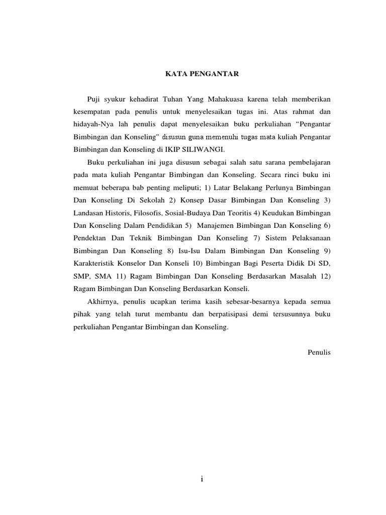 Buku Pengantar BK | PDF