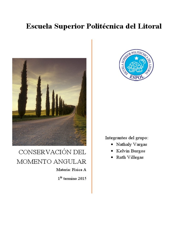 Conservación Del Momento Angular | PDF | Esfuerzo de torsión | Giroscopio