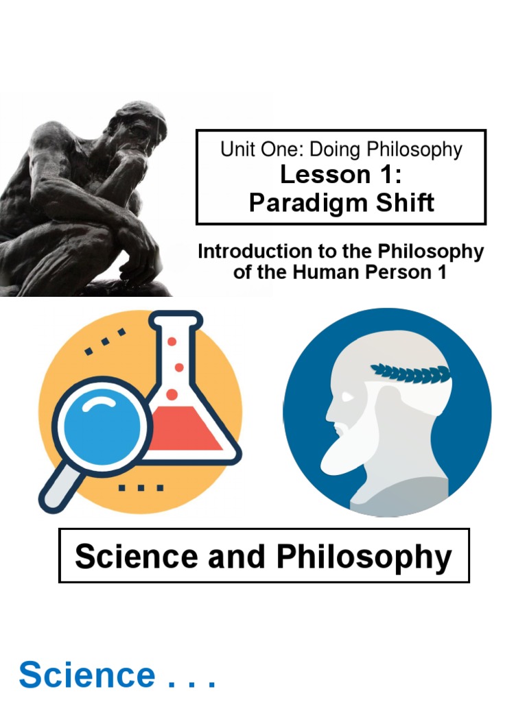 Unit 1 Lesson 1 Paradigm Shift Human Activities and Philosophy | PDF ...