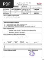 Dealer Battery Claim Form | PDF