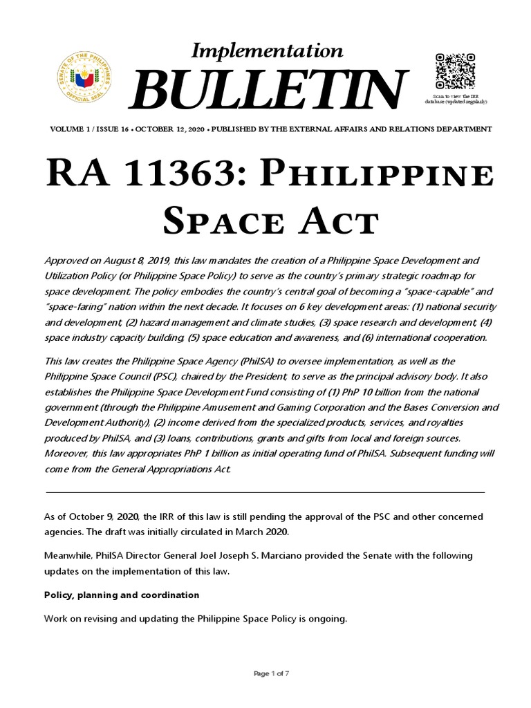 Ib Ra 11363 Philsa | PDF