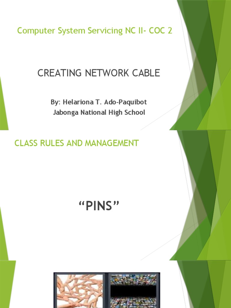 COC 2: Network Cabling Guide | PDF | Computer Network | Computer Networking