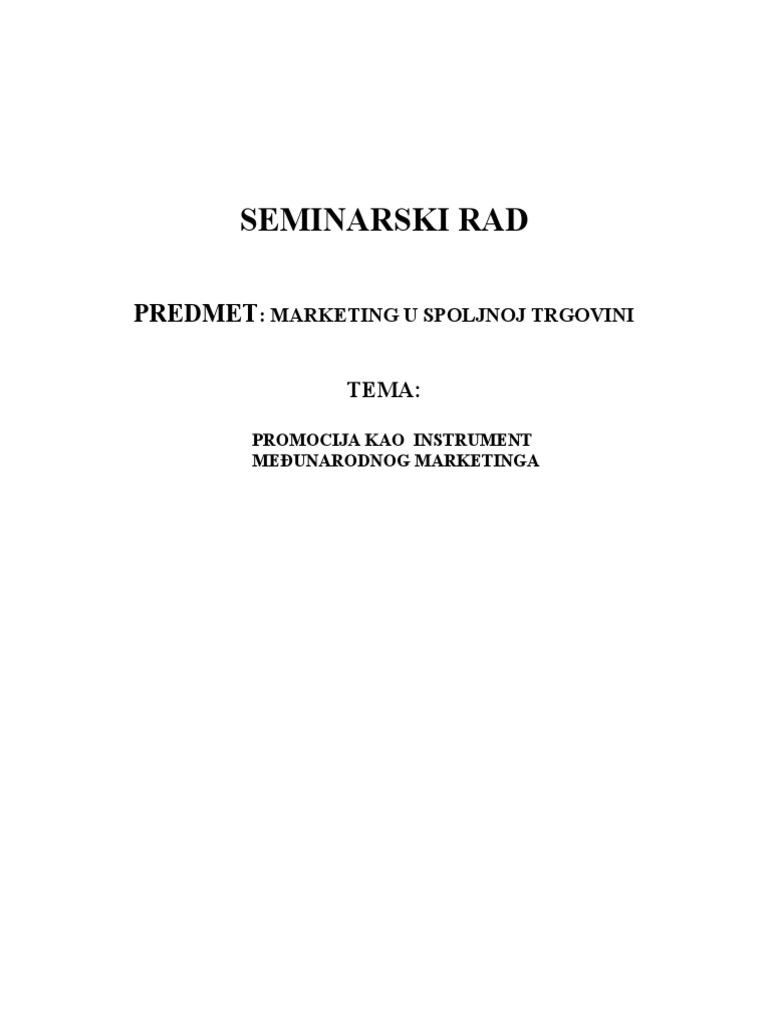 4bfeea0114ba0-Promocija Kao Instrument Marketinga | PDF