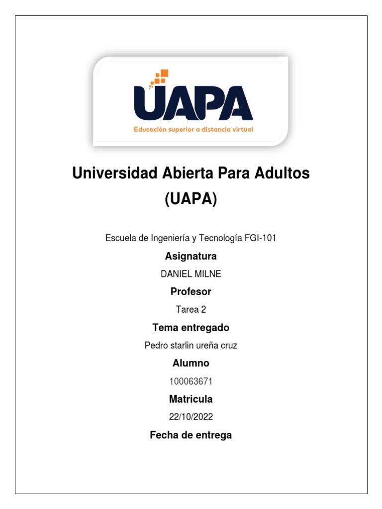 Pedro Urena Escuela de Ingenieria Fgi-101 | PDF | División (Matemáticas ...