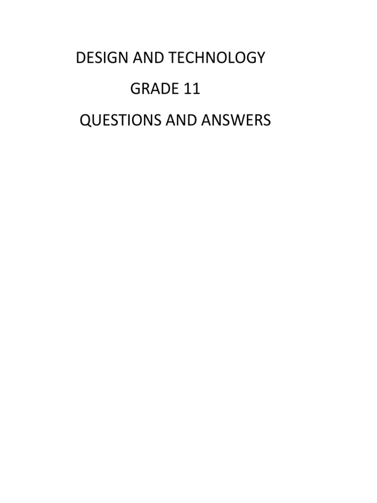 Design and Technology | PDF | Adhesive | Force