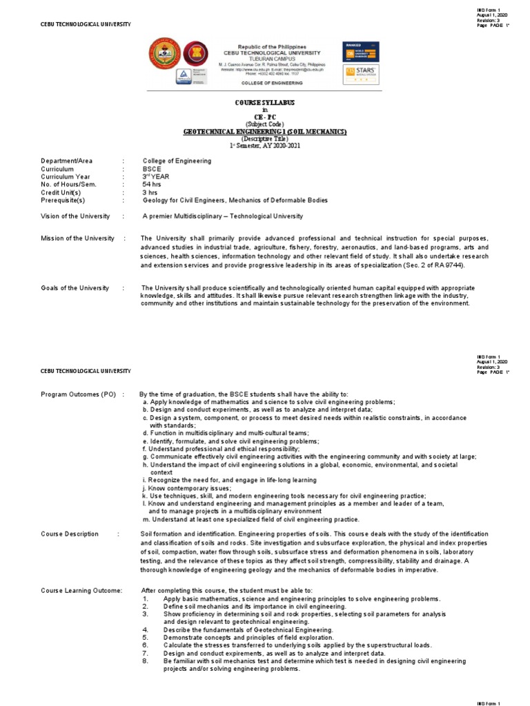 Geotechnical Engineering | PDF | Engineering | Civil Engineering