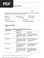 Bial's Orcinol Test Result Substance Tested Color Reaction Description ...