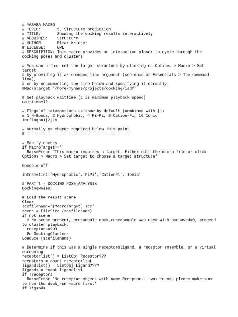 Dock Play | PDF | Docking (Molecular) | Ligand (Biochemistry)