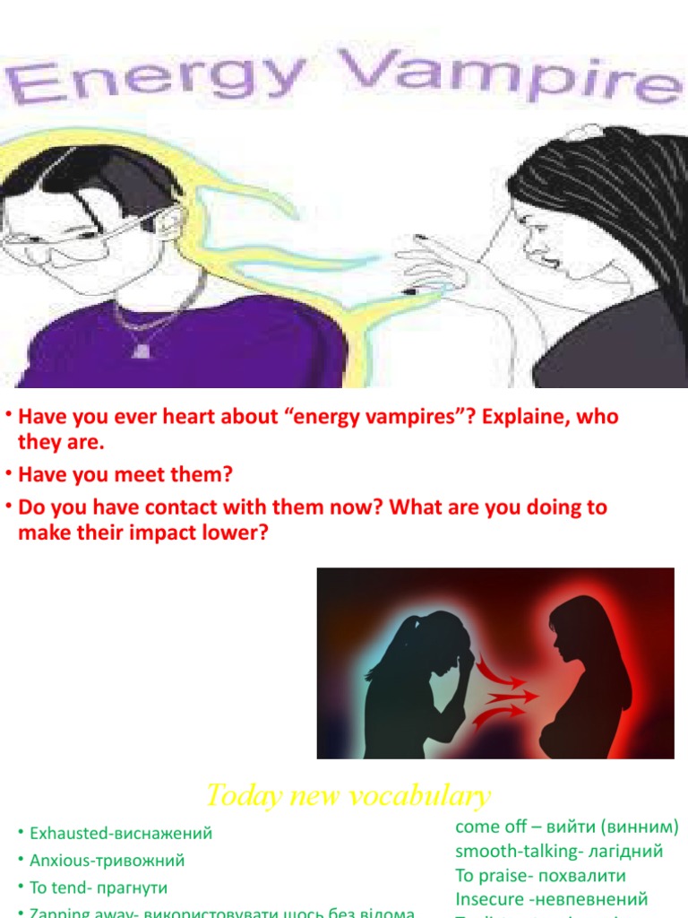 Energy Vampire | PDF