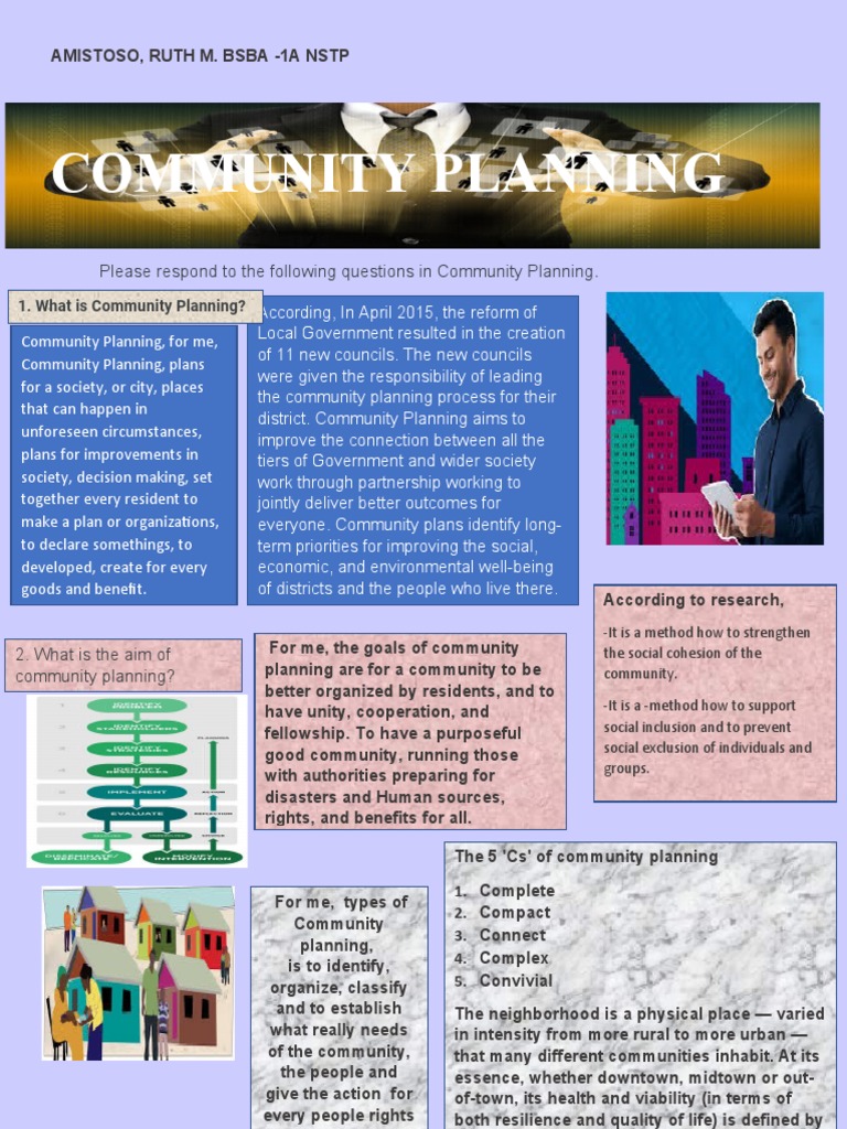 NSTP - Commmunity Planning Activity | PDF | Community | Society
