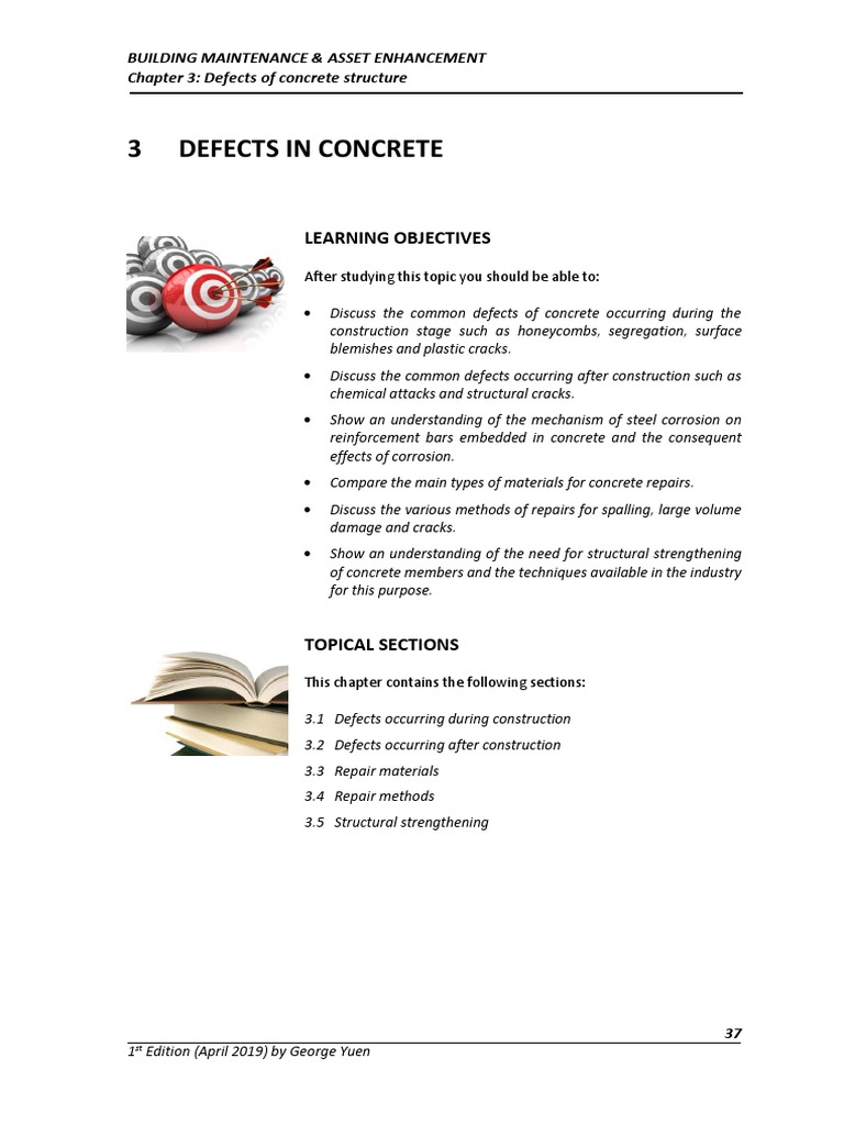 Common Concrete Defects and Repairs | PDF | Concrete | Corrosion