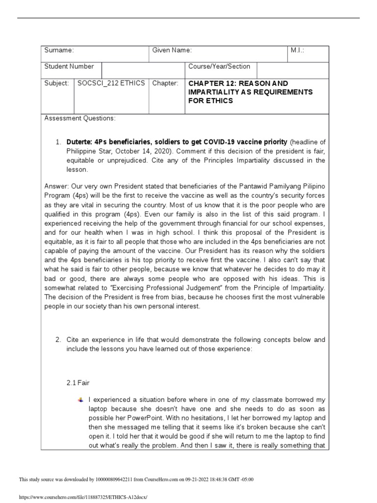 Asdfgh A12 | PDF | Experience | Psychological Concepts