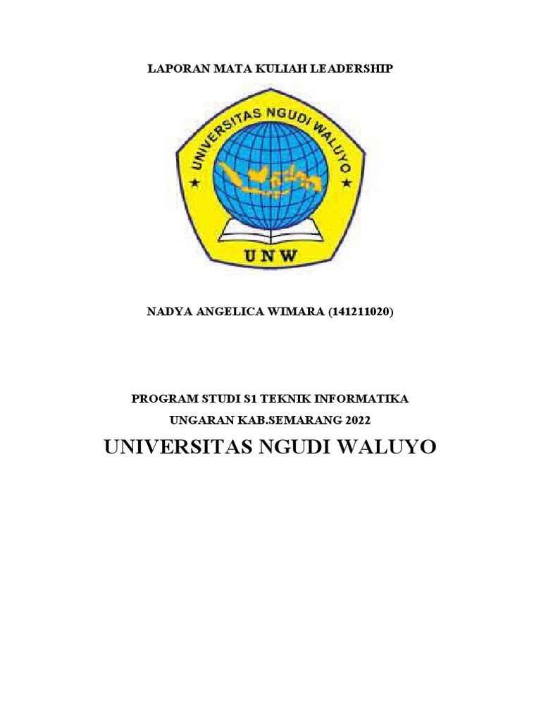 Laporan Mata Kuliah Kepemimpinan | PDF