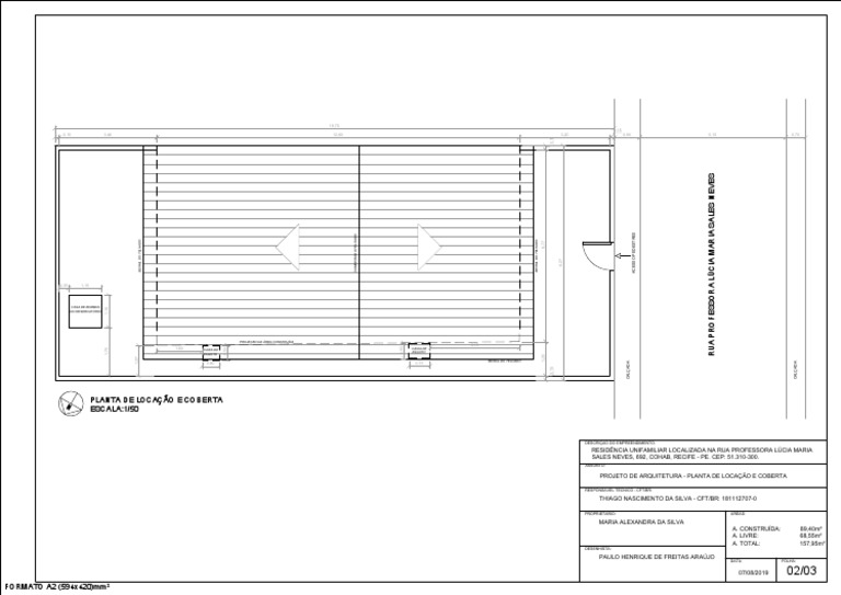 02-03 Planta de Locacao e Coberta | PDF